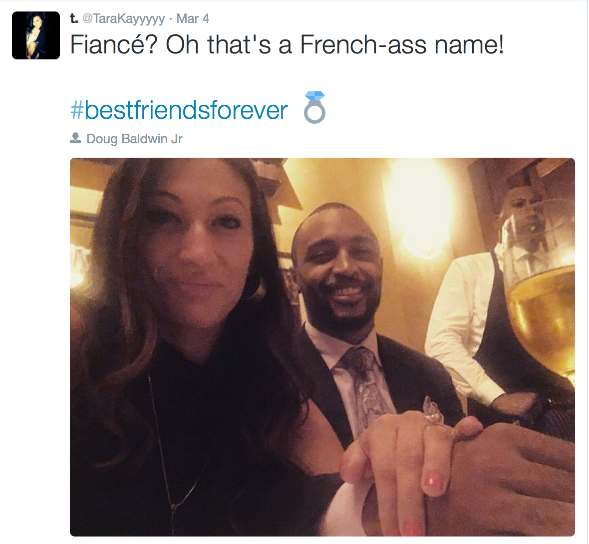 Seahawks Sizzle: Seahawks player Doug Baldwin gets engaged in the ...