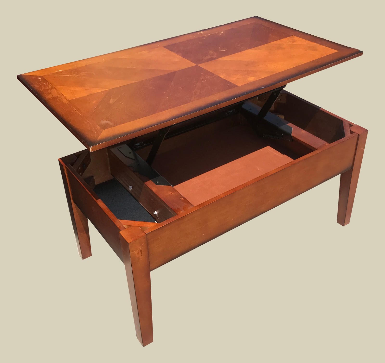 Uhuru Furniture & Collectibles: Adjustable Height Coffee Table/ Dining ...