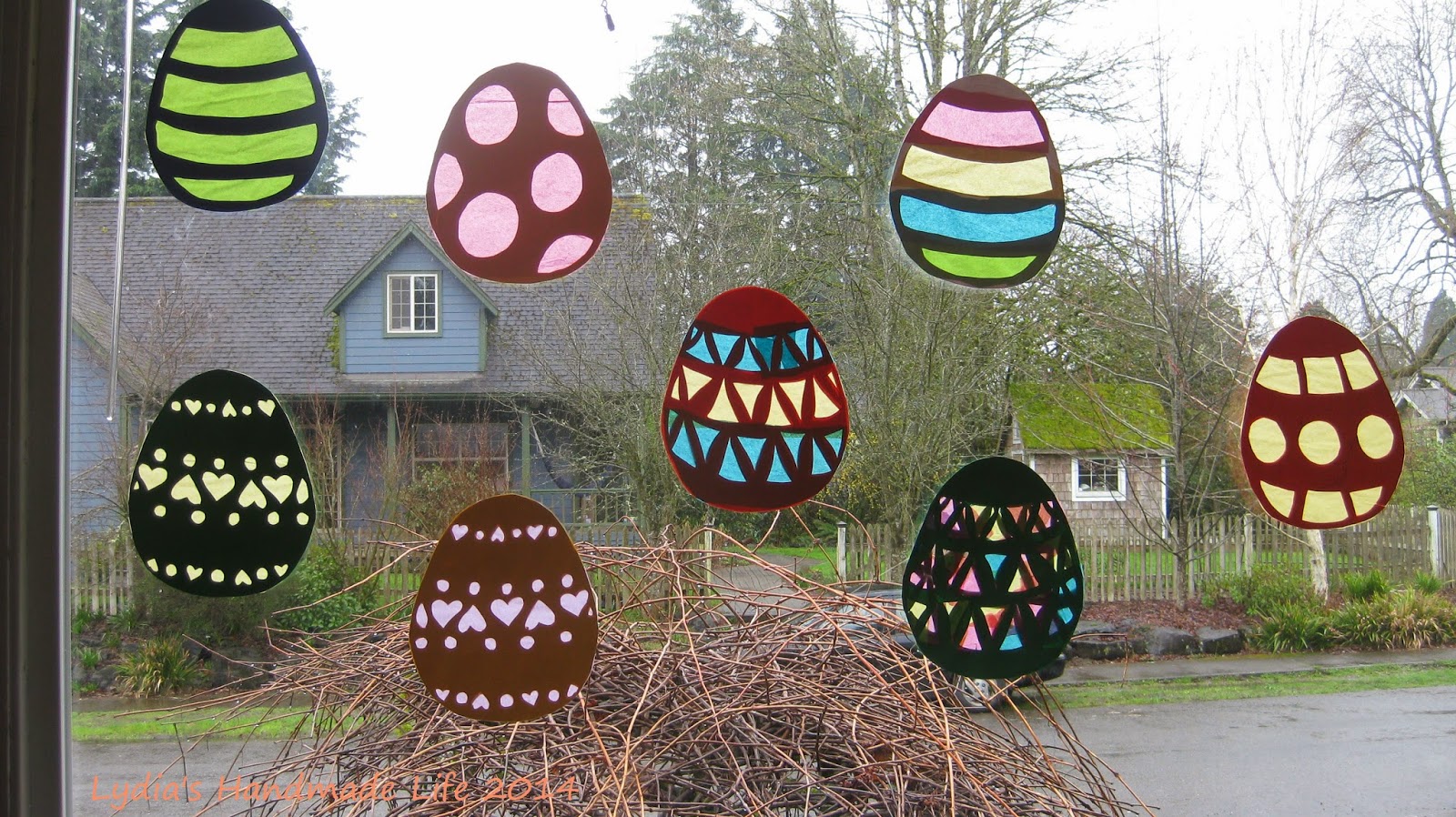 Easter Egg Window Decorations
