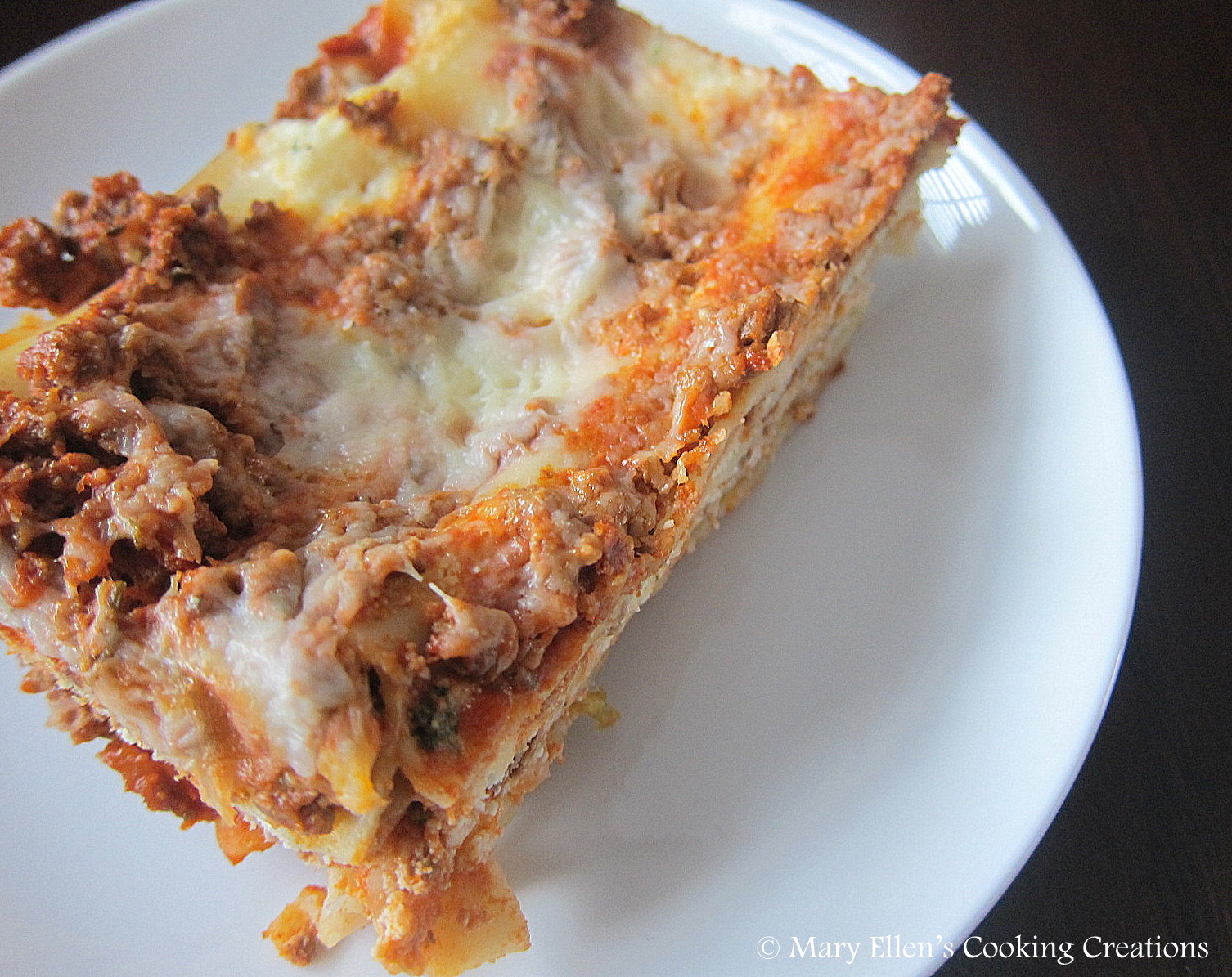 Mary Ellen's Cooking Creations: Simple Lasagna