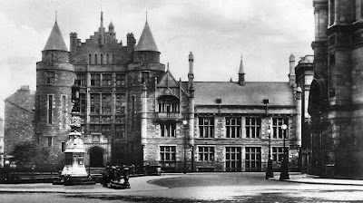 Tour Scotland: Old Photograph University Union Edinburgh Scotland