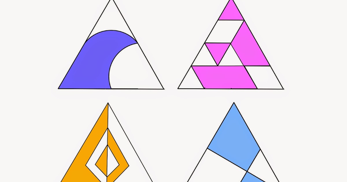 1001 Math Problems: The Shaded Triangles Problem