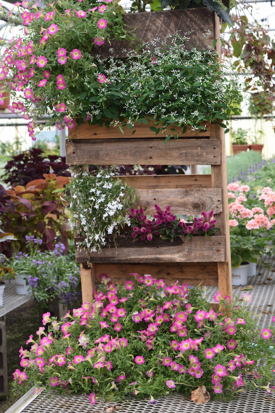 PalletPalooza™: VanderSalm's Pallet Flower Stand