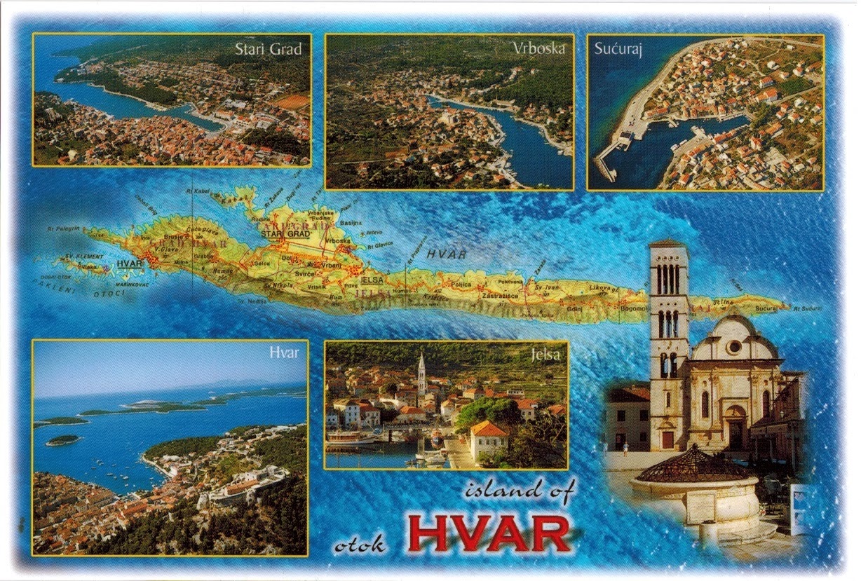 Map Cards - Hunting: 0220, 0221 Croatia - Island Hvar