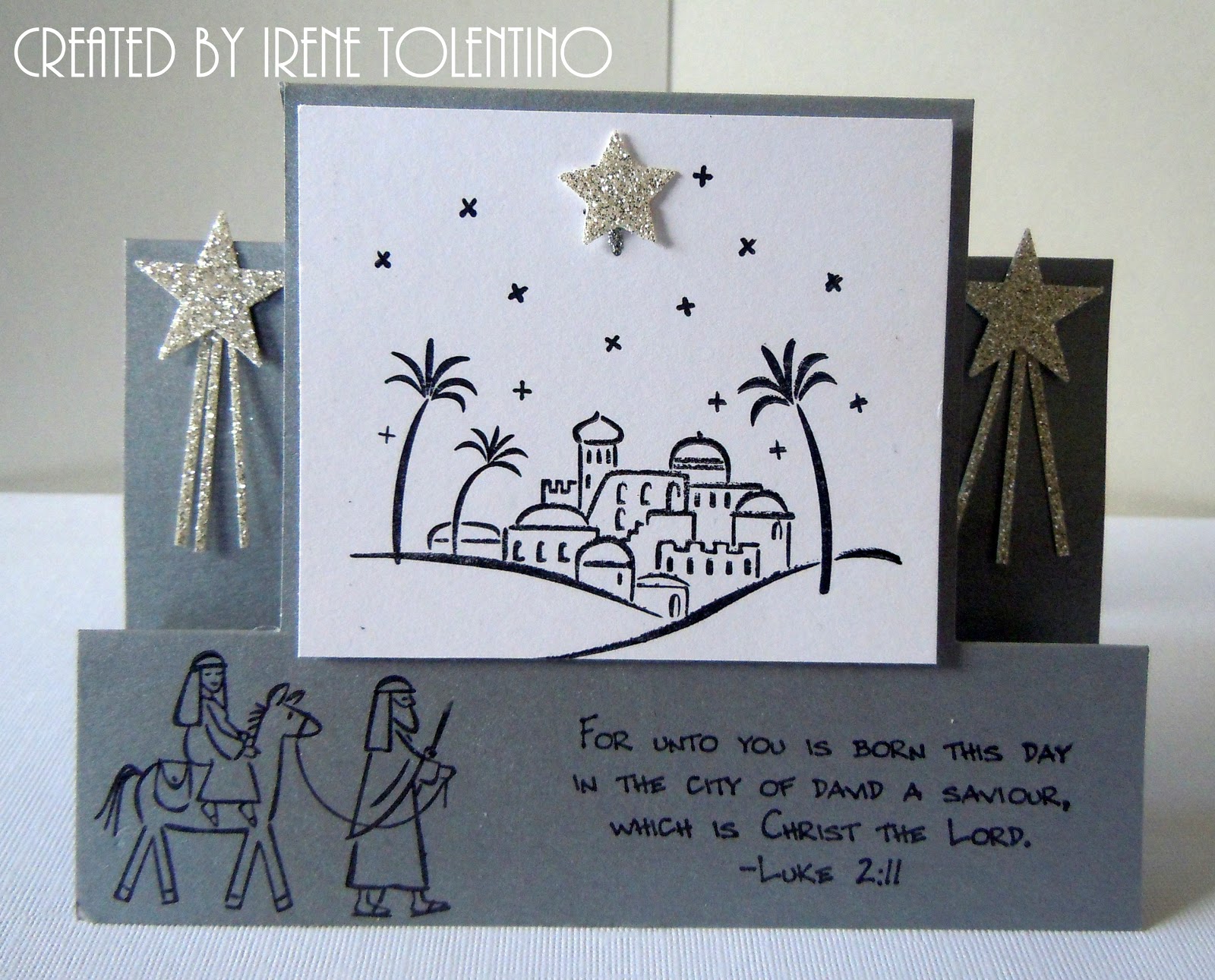 Chit Chats and Crafts : Christmas/Holiday Card #18 - Bethlehem