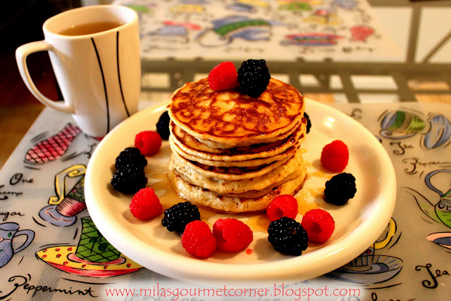 Mila's gourmet corner: Canadian pancakes recipe (рецепт канадских ...