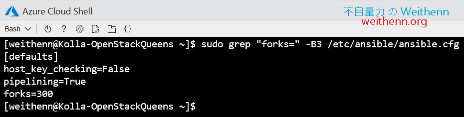 CentOS 7.5 透過 Kolla 安裝 OpenStack Queens ~ 不自量力 の Weithenn
