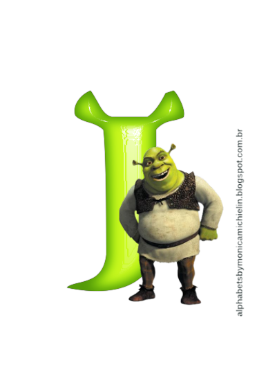 M. Michielin Alphabets: ALFABETO #SHREK (SHREK ALPHABETO PNG )