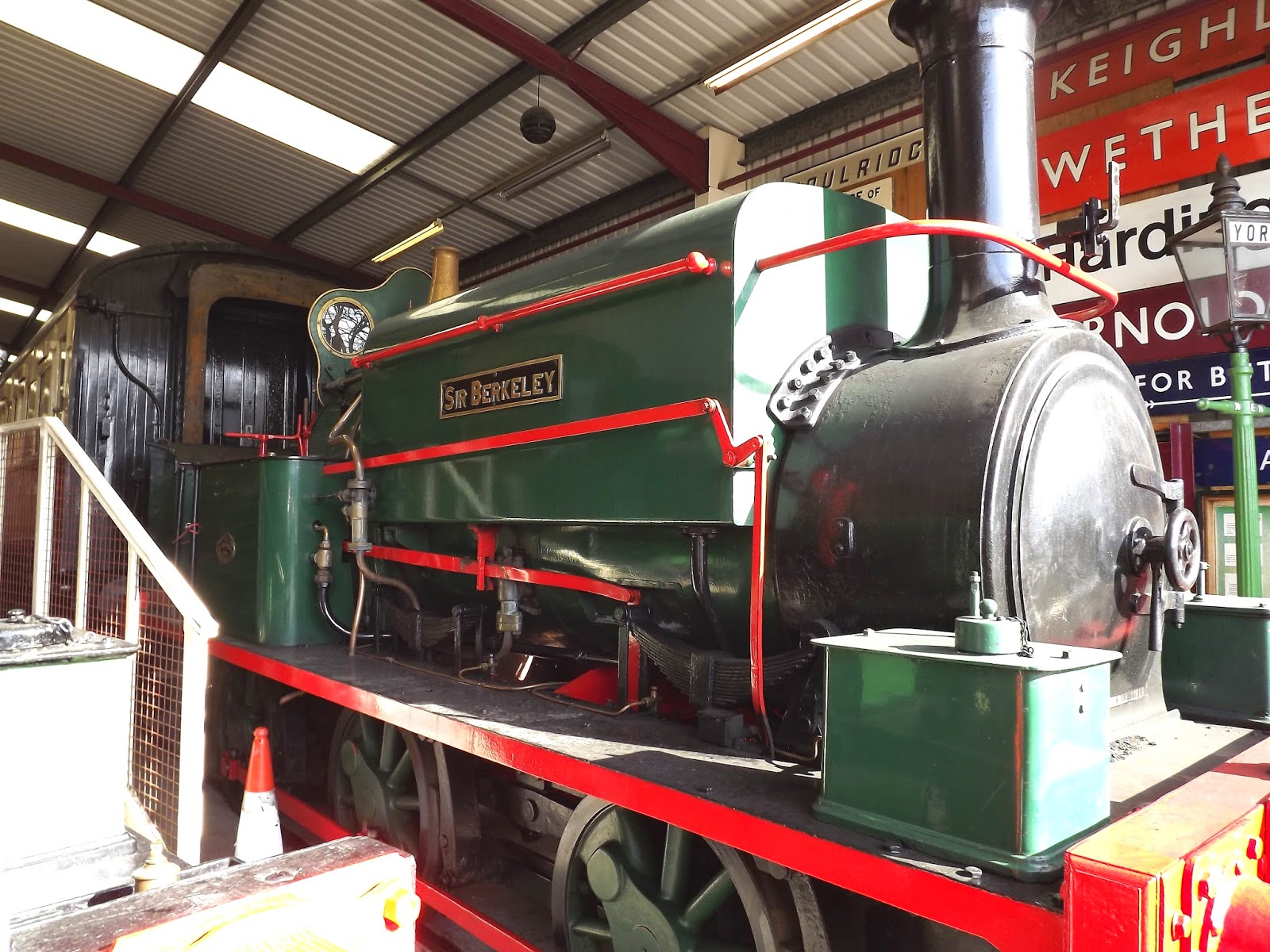 Steam Memories: Sir Berkeley basks in the late winter sunshine