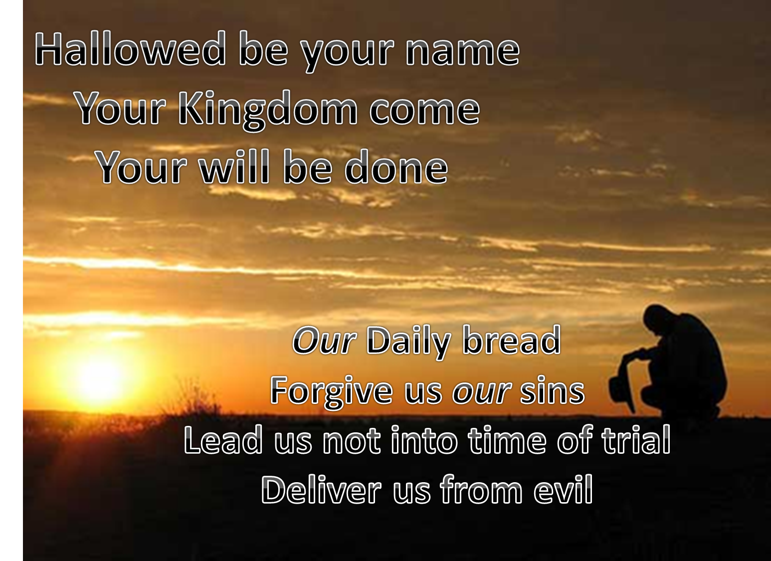 HOW IN THE WORLD!!: Give Us Today Our Daily Bread ... between a ...