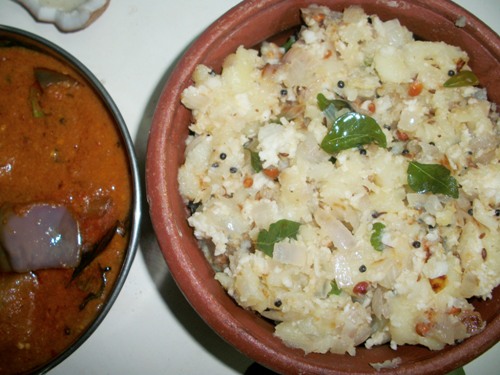 Spicy Potato Podimas Recipe - Urulai Kara Podimas Recipe