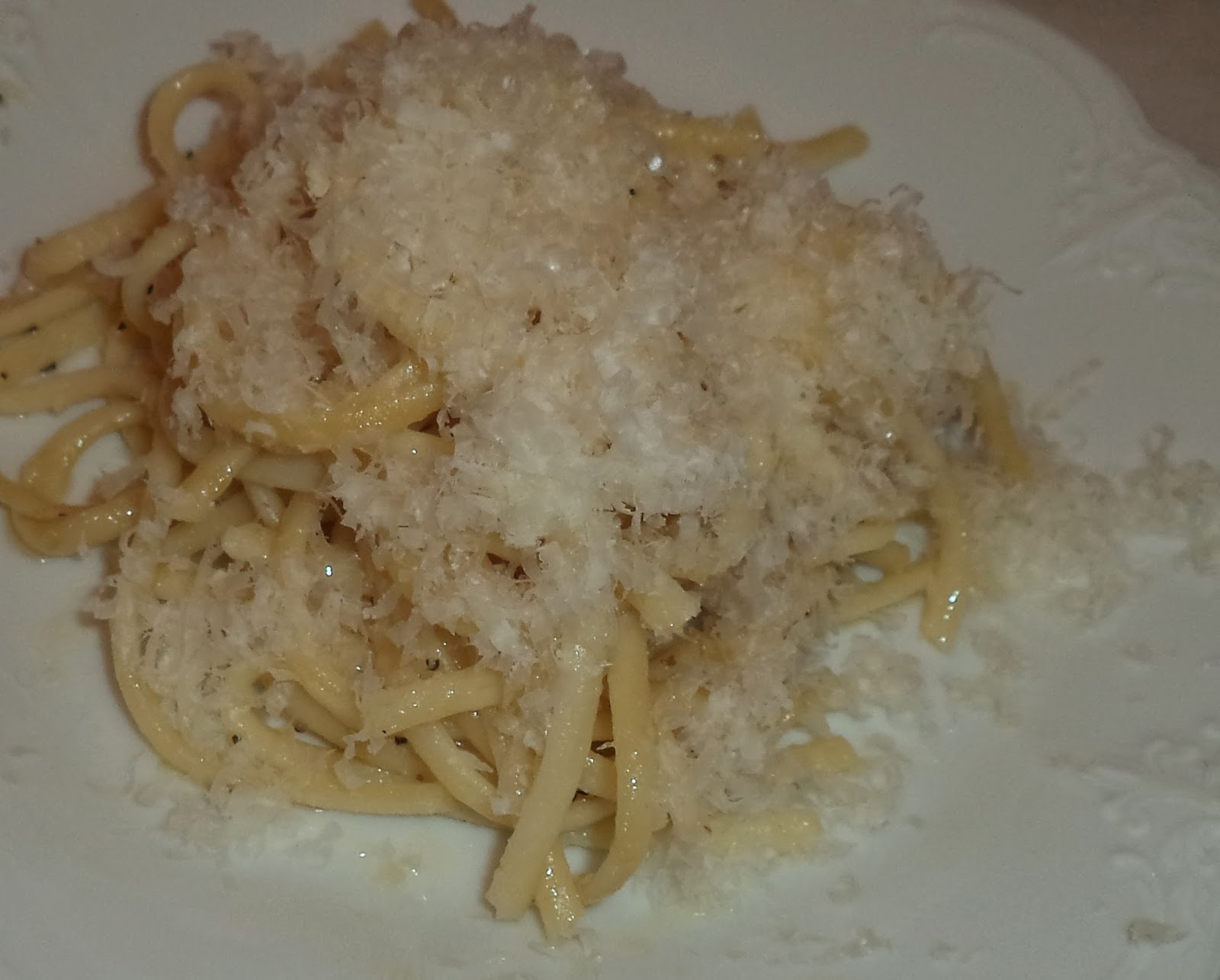 A TUSCAN TABLE: Fettuccine in Salsa Bianca