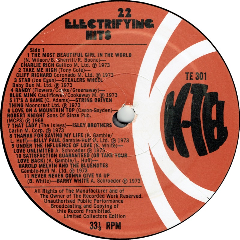 22 Electrifying hits (1974)
