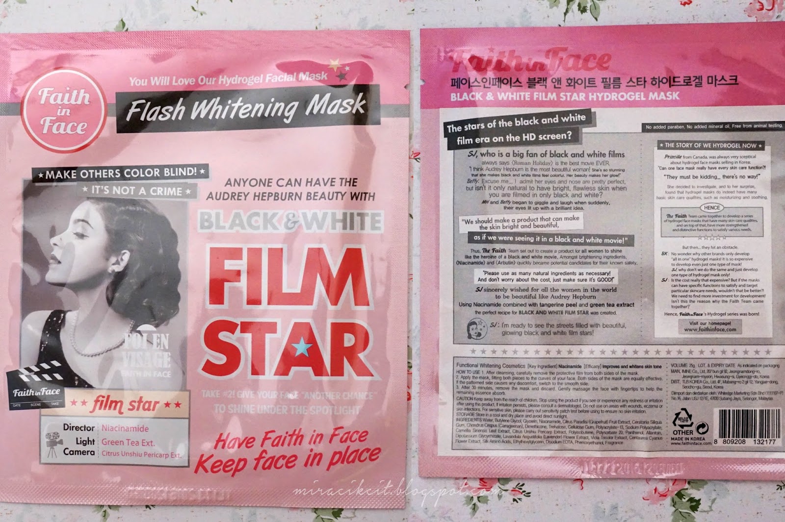 Review: Korean Brand, Faith In Face Hydrogel Facial Mask Series ...