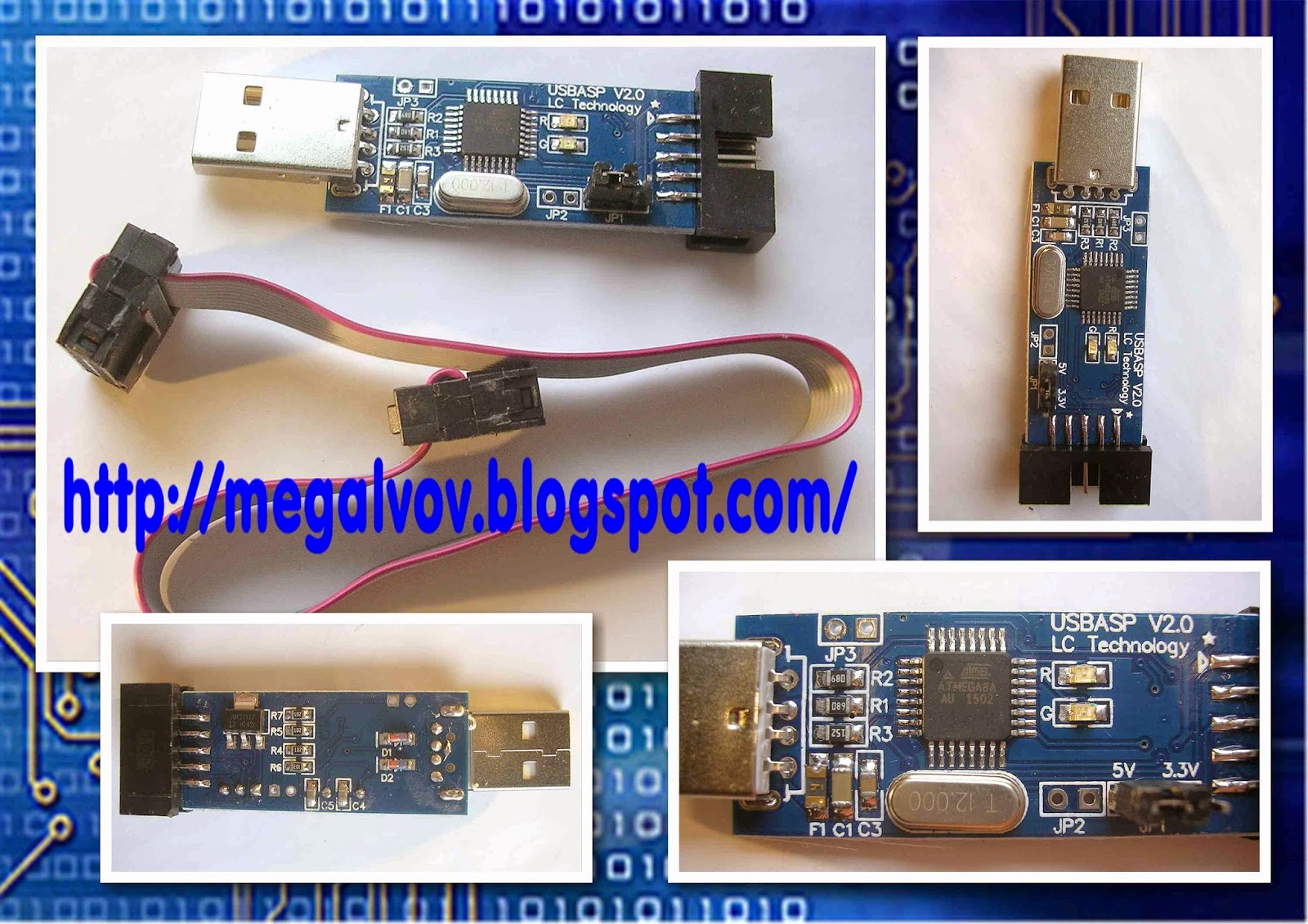 MegaLvov: USBASP V2.0 - ISP Программатор для AVR микроконтроллеров.