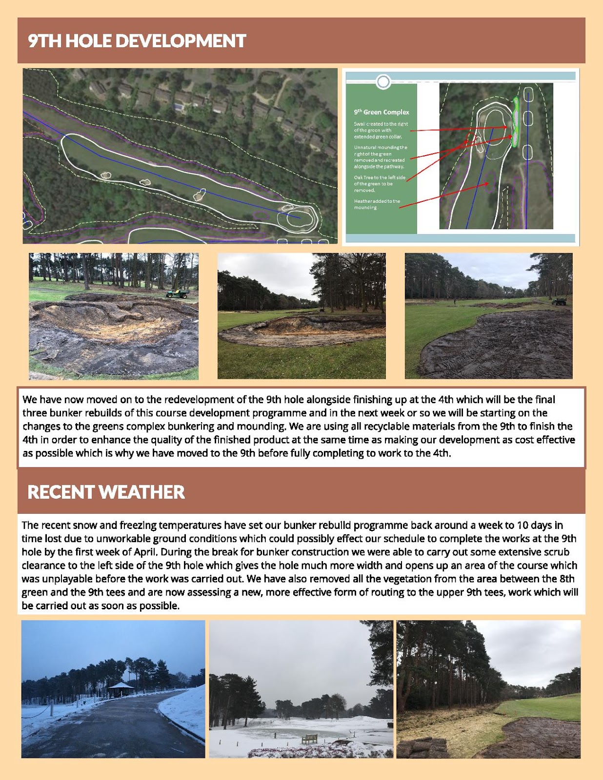 Camberley Heath Golf Club : Course Development Update