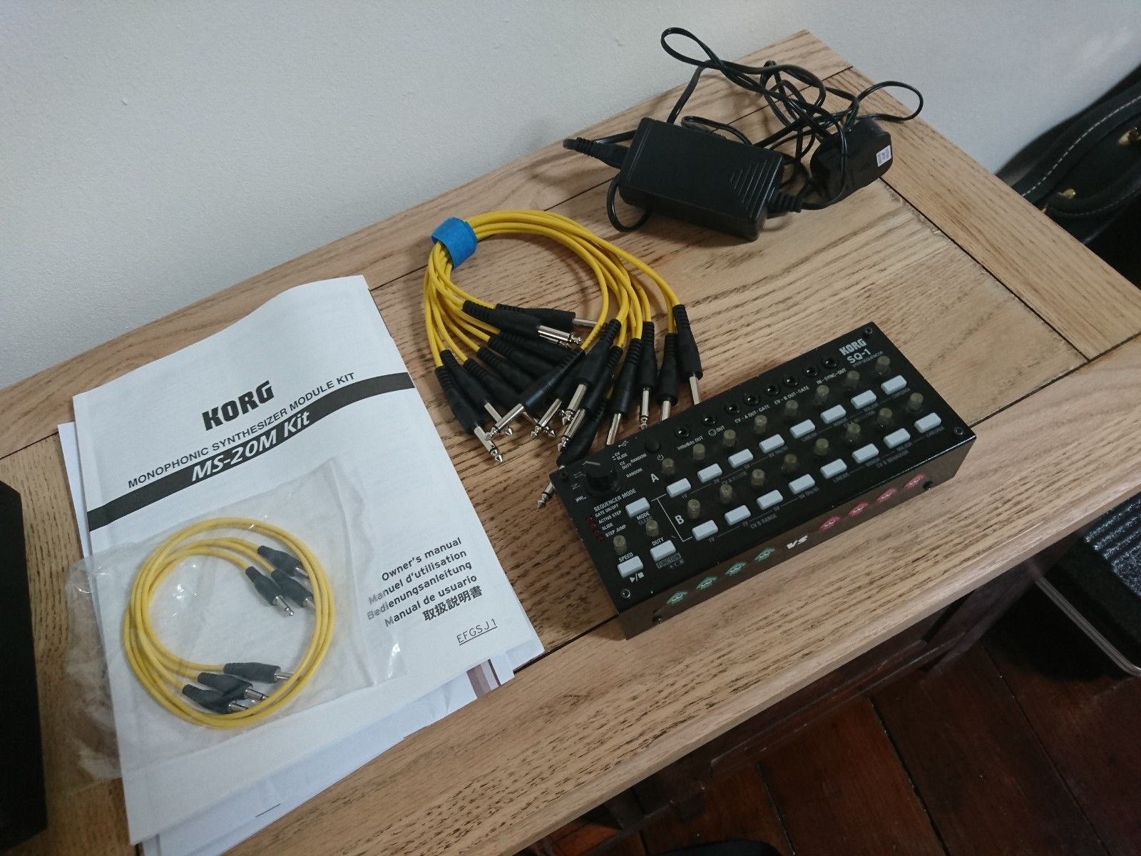 MATRIXSYNTH: KORG MS-20M Monophonic Analog Synthesizer w/ Case & SQ1 ...