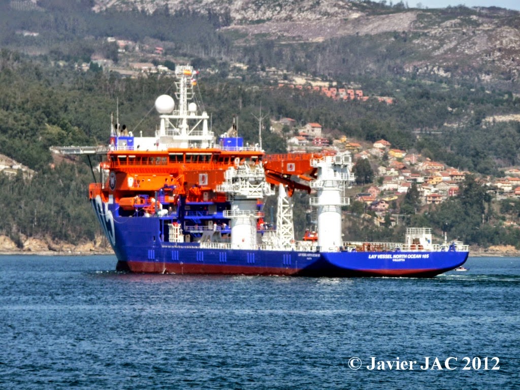 Industria naval española: "LAY VESSEL NORTH OCEAN 105" Bulding in Vigo