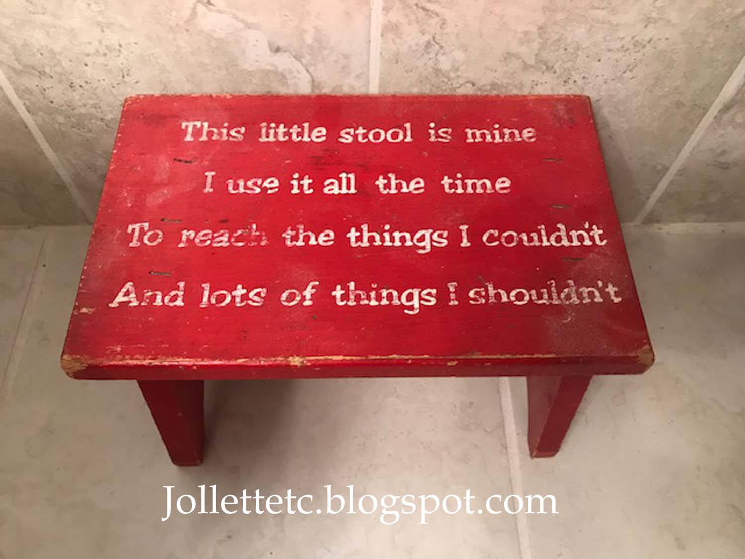 Jollett Etc.: A to Z April Challenge: S is for Step Stool