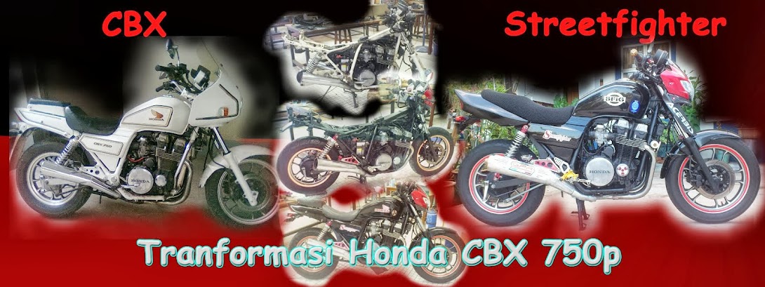 TRANFORMASI HONDA CBX 750P : CBX 750 Pelbagai Rupa dan Warna
