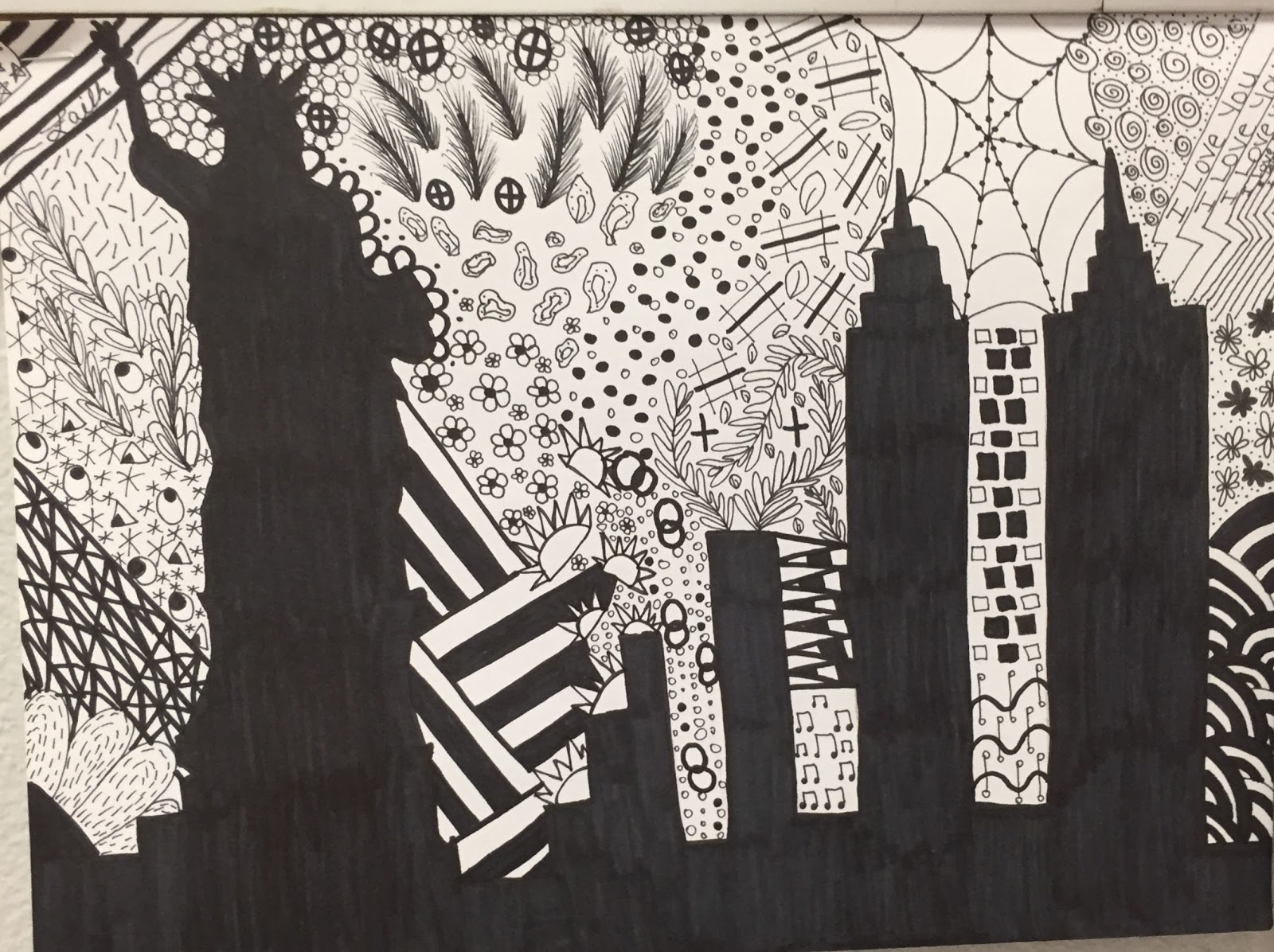 Art with Ms. Thomas: High School Zentangles