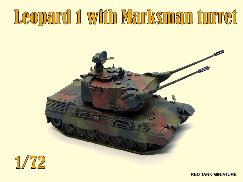 Gulumik Military Models: Leopard 1 with Marksman turret 1/72