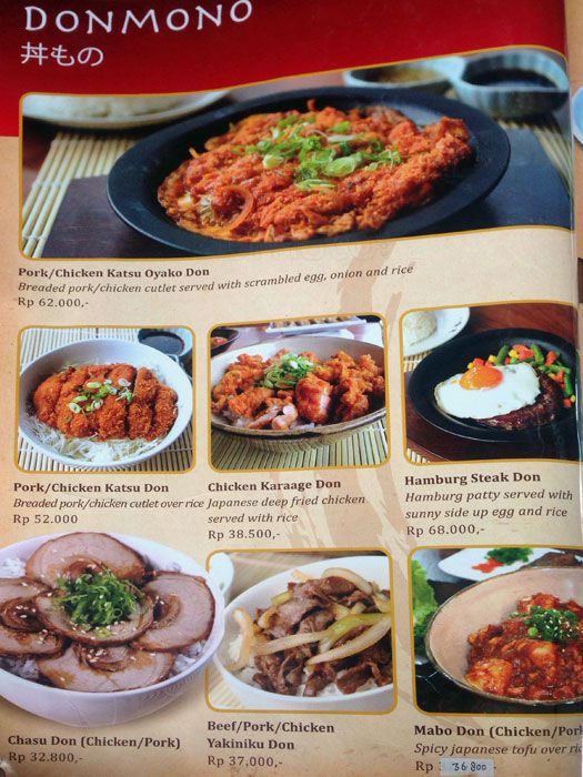 Harga Menu Ikkudo Ichi Kelapa Gading Restoran Ramen, Jepang