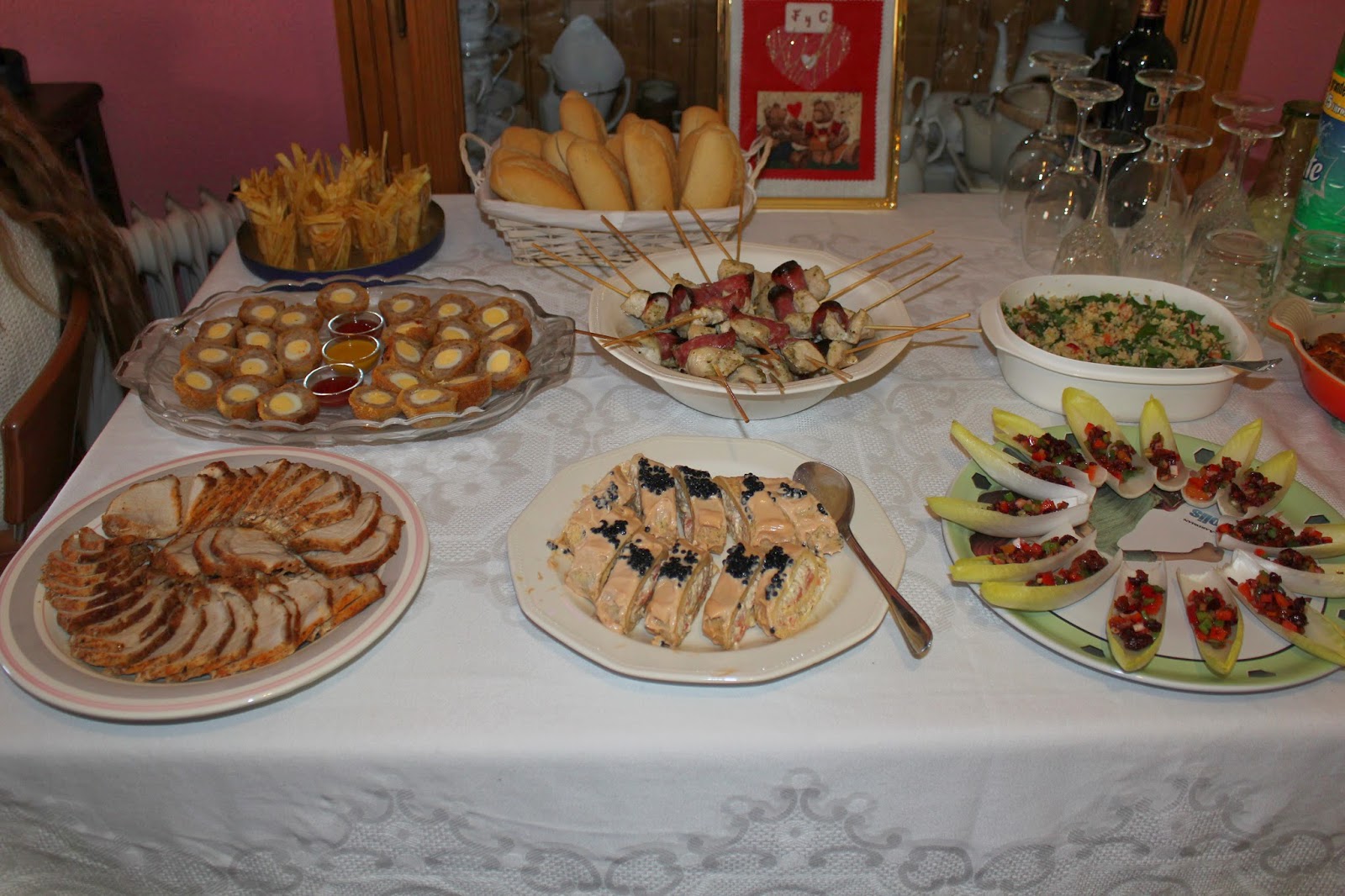 El mundo culinario de Cris: Buffet familiar