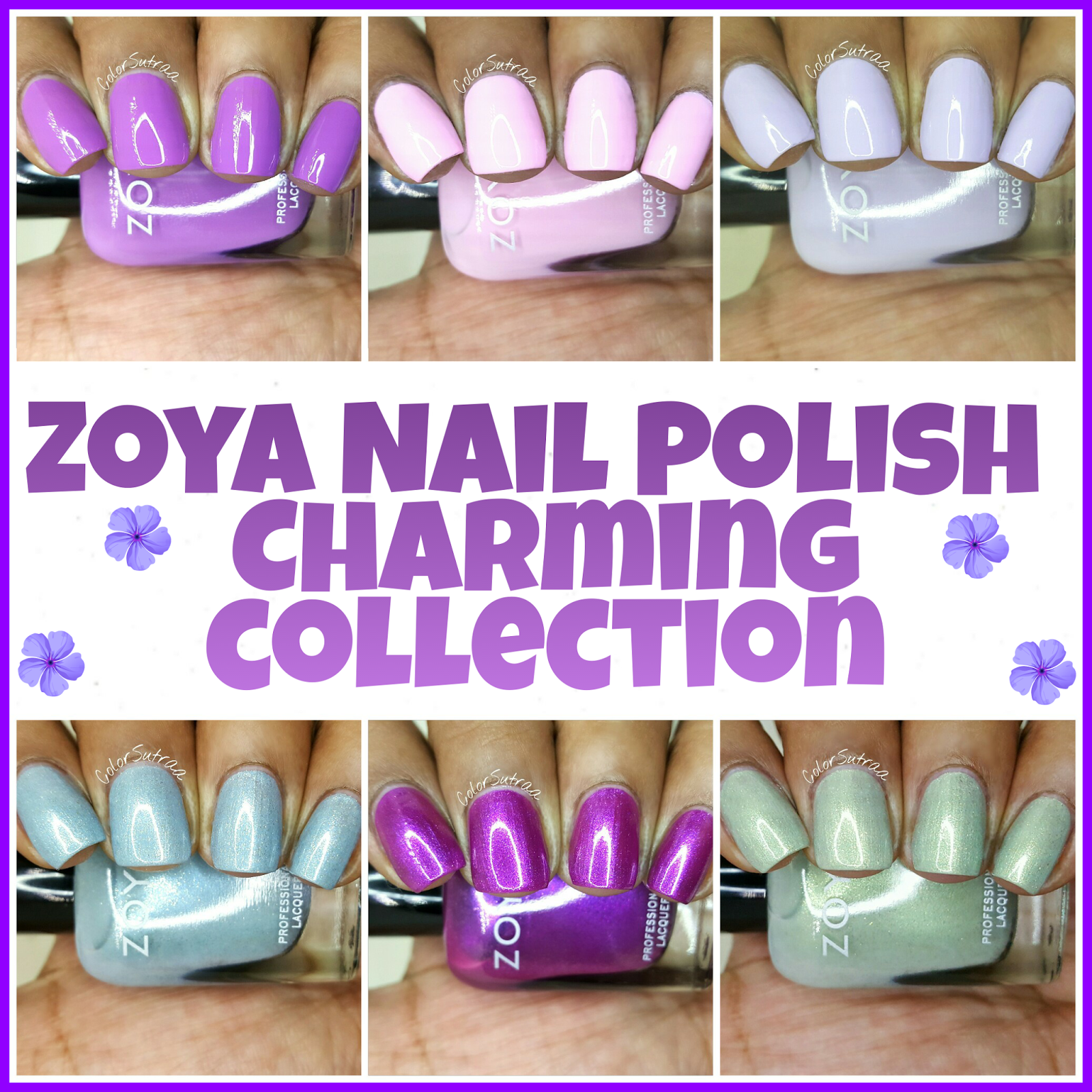 Zoya Pink Swatches