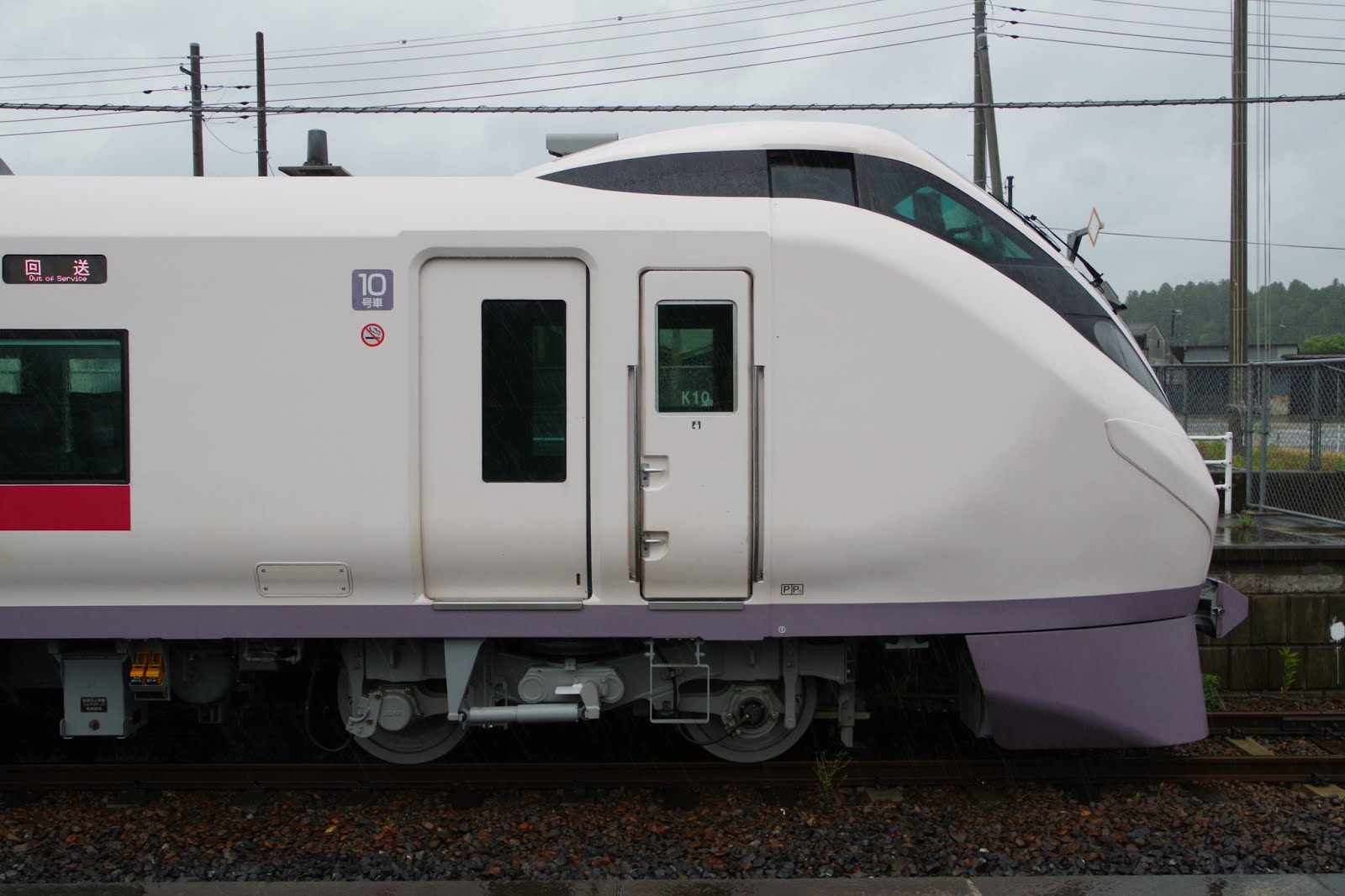 お気楽 鉄道の部屋: E657系 K10編成が郡山出場（車体保全）