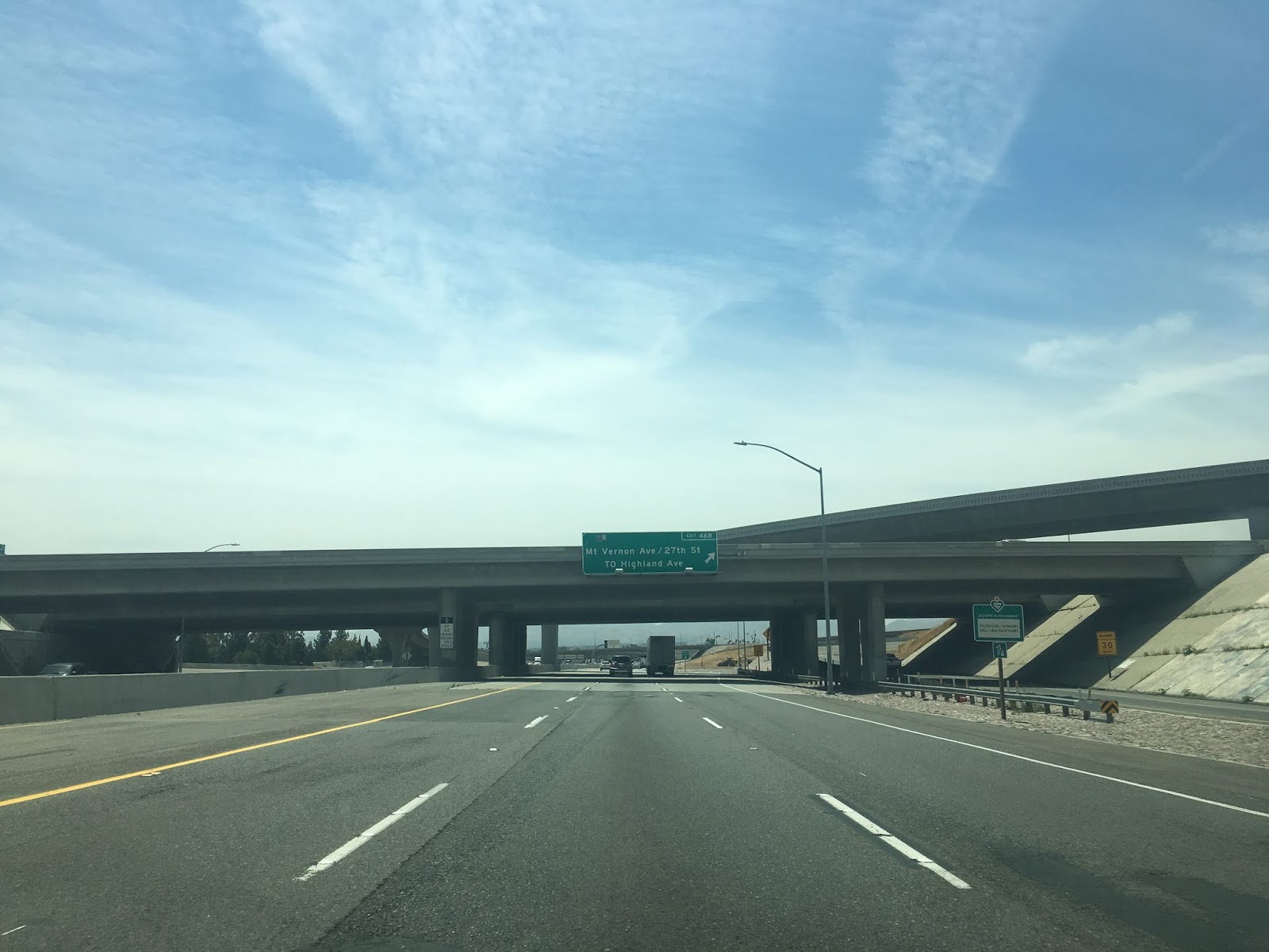 Interstate 215/former Interstate-15 East and California State Route 194