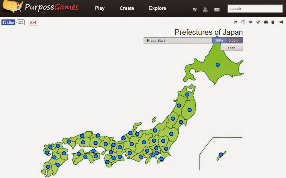 Prefectures of Japan - Purpose Games ~ Online Japanese Learning ...