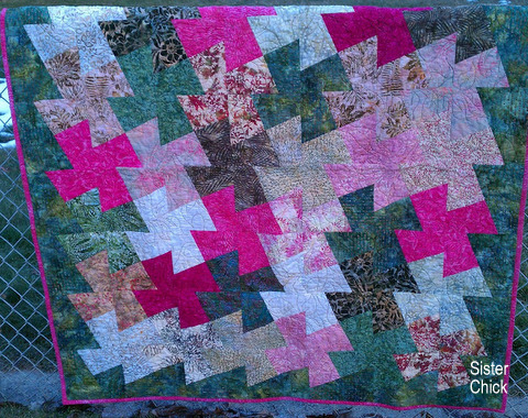 Sister Chick Quilts: No Waste Windmill