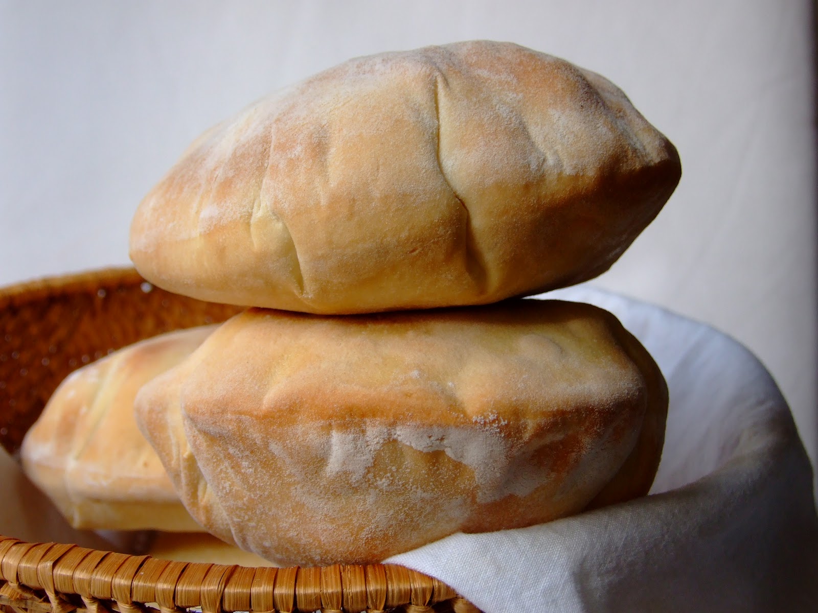 From Beyond My Kitchen Window: Pillows...Or Pita Bread....