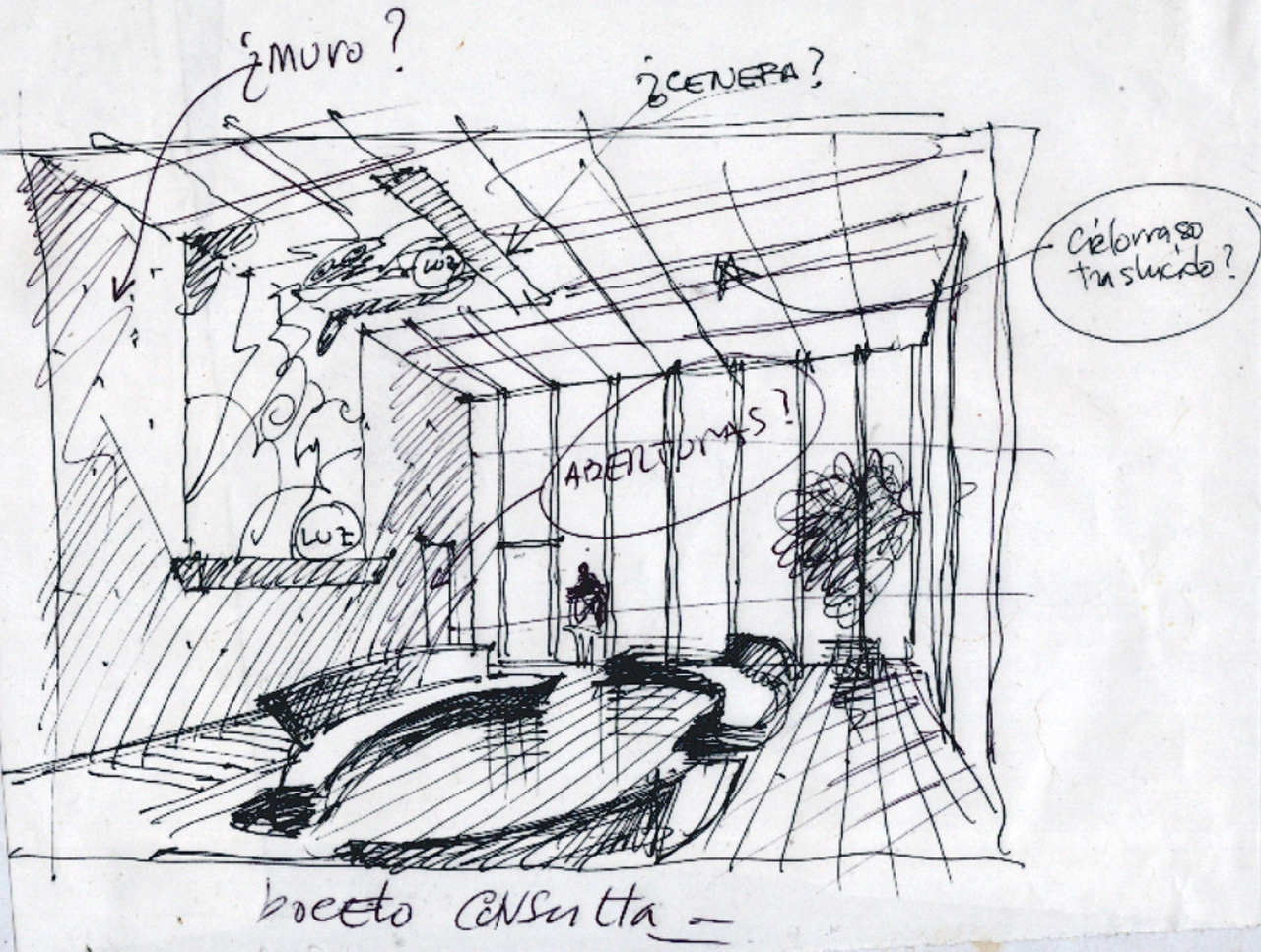 EL DISEÑO INTERIOR: BOCETOS ARQUITECTÓNICOS