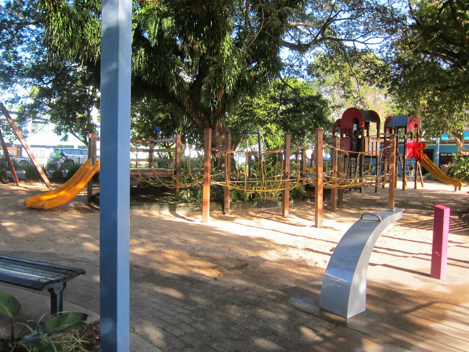 Zaydee to Australia: Day 7 = Cairns: Muddy's Playground, Esplanade Lagoon