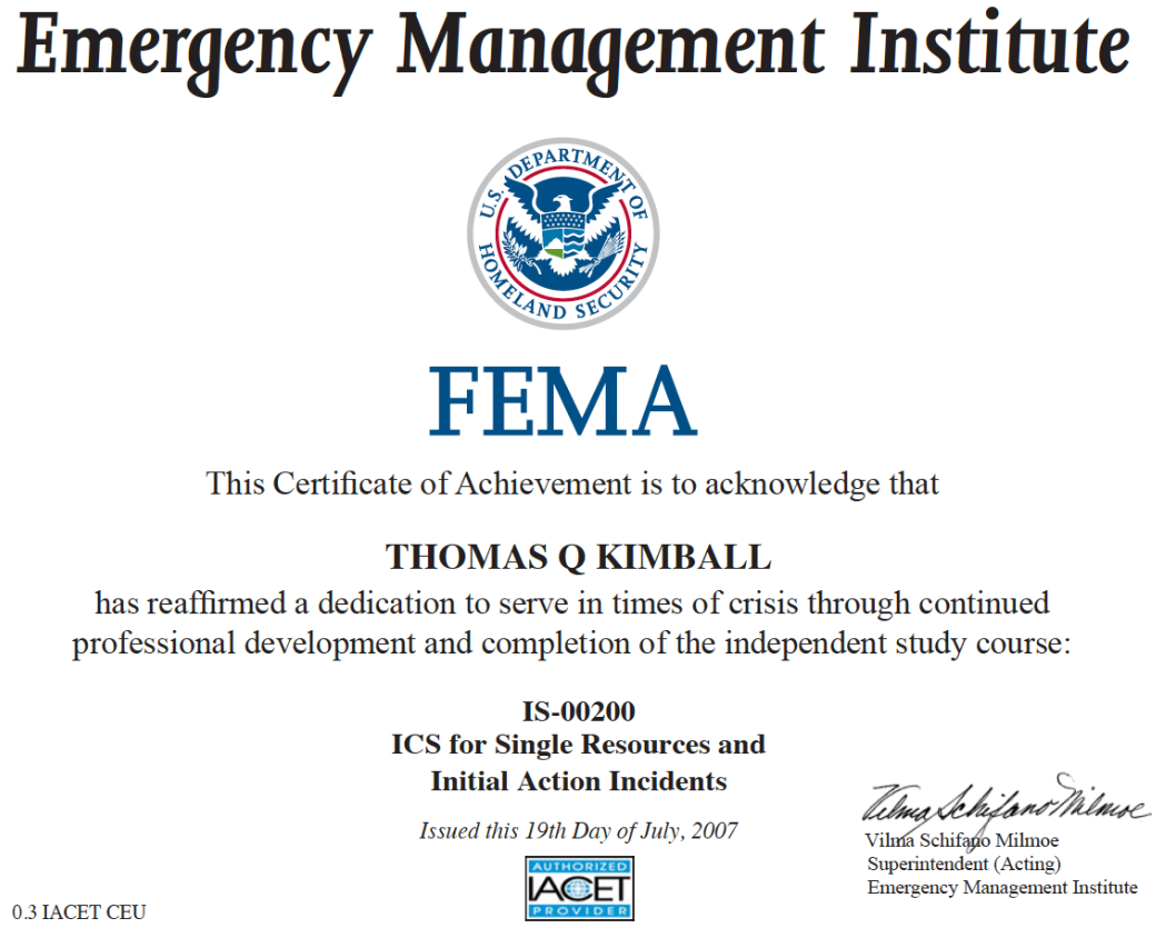 Thomas Quick Kimball WA8UNS Blog : FEMA Damage Assessment Operations ...