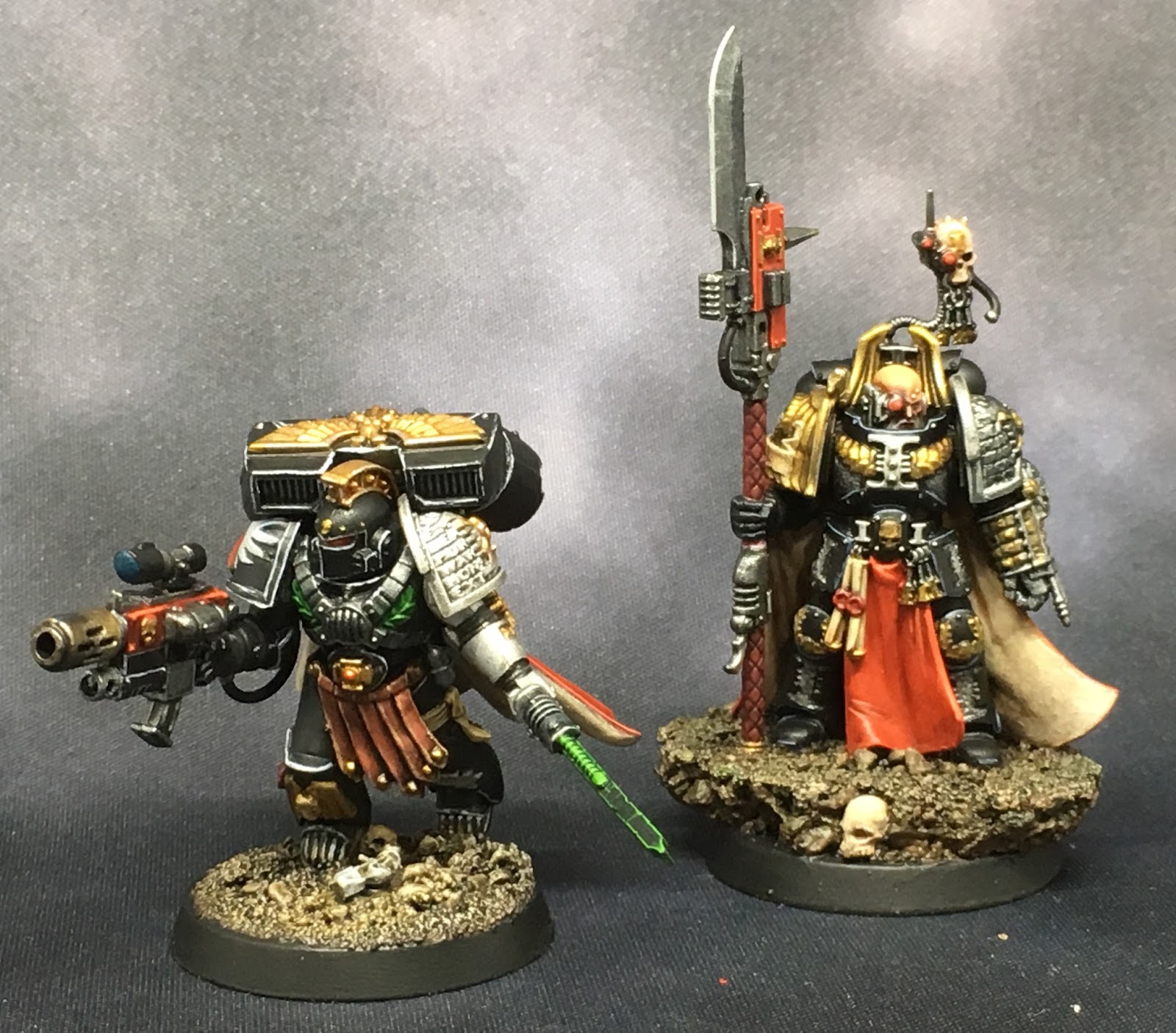 262nd Death Korps of Krieg: Deathwatch Watch Captain w/jump pack to DONE