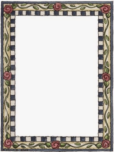 Flowers in Country Style: Free Printable Frames, Borders and Labels ...