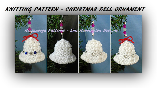HECTANOOGA PATTERNS: Knitting Pattern - Christmas Bell Ornament