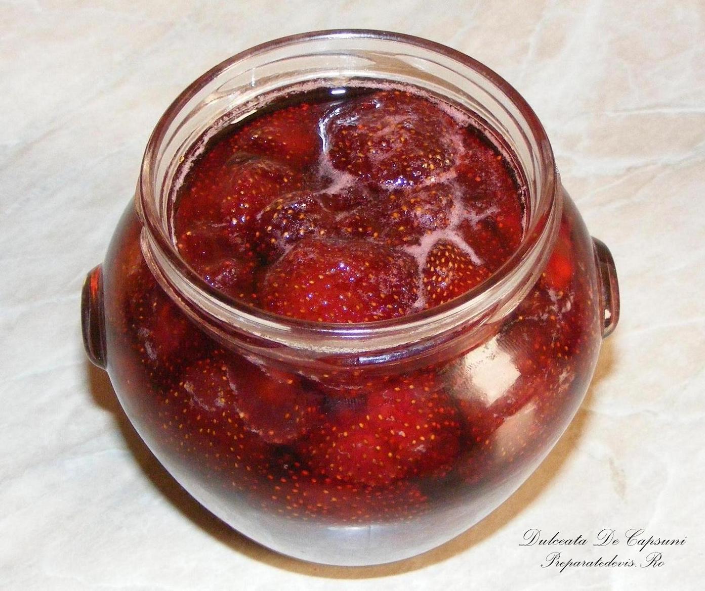 Dulceata de capsuni | Preparatedevis.ro