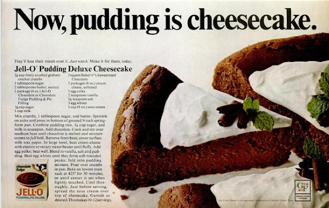 Dying for Chocolate: P is for Pudding: Retro Pudding Ads & Recipes