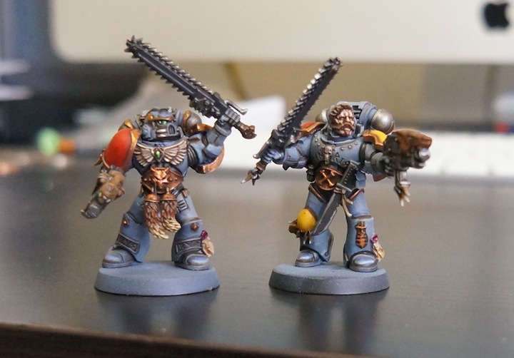 40k Hobby Blog: Space Wolves Painted Using New GW Paints
