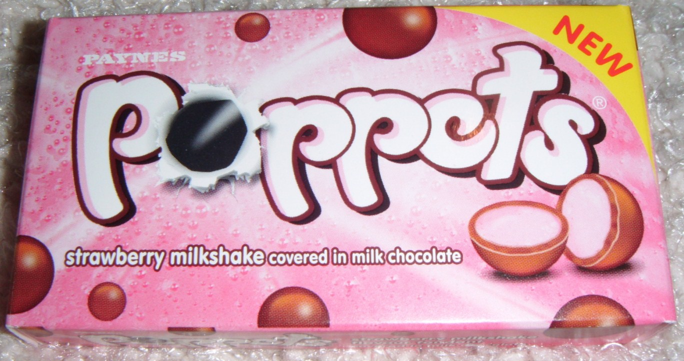 FOODSTUFF FINDS: Paynes Poppets [New] Strawberry Milkshake Flavour ...