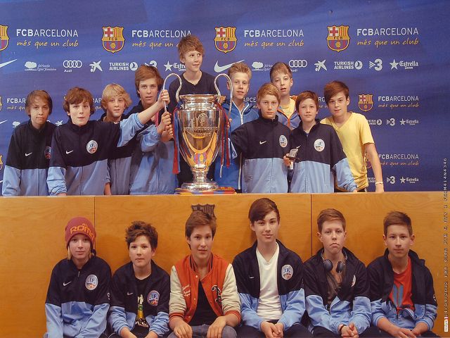 EUF: 99er zu Gast bei der U13 des FC Barcelona
