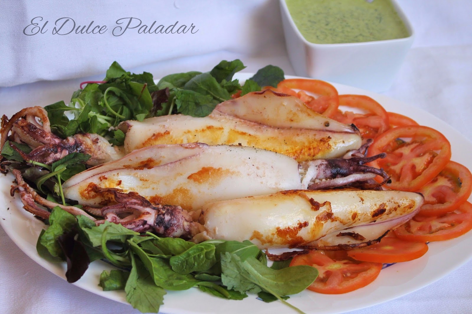 Calamares a la plancha sin que te huela la cocina - El dulce paladar