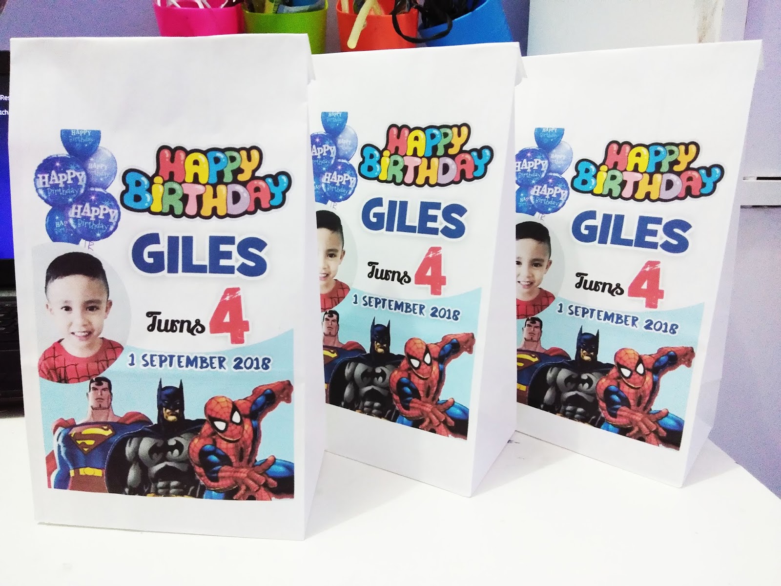 spiderman birthday goodies