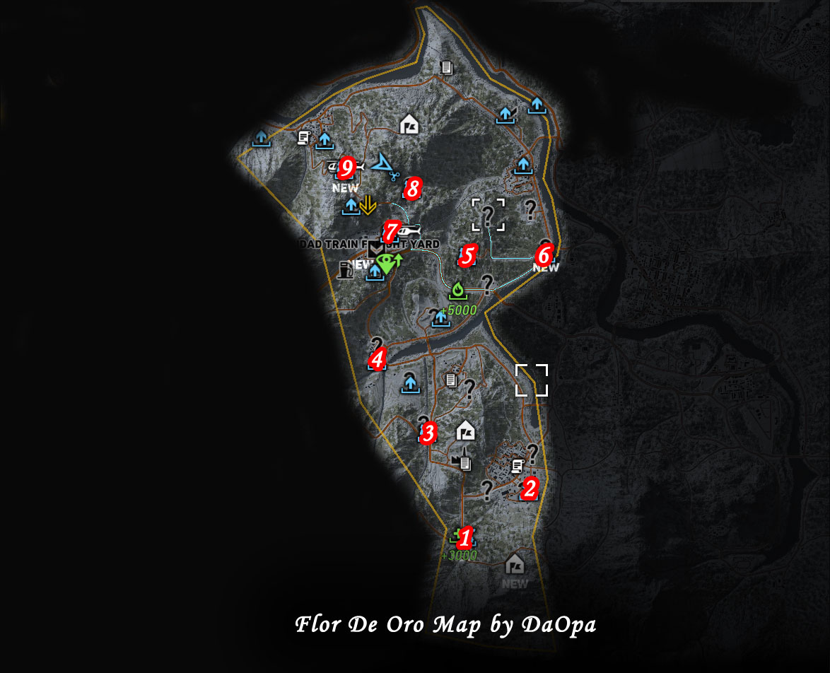 Ghost Recon Wildlands: Flor De Oro Map