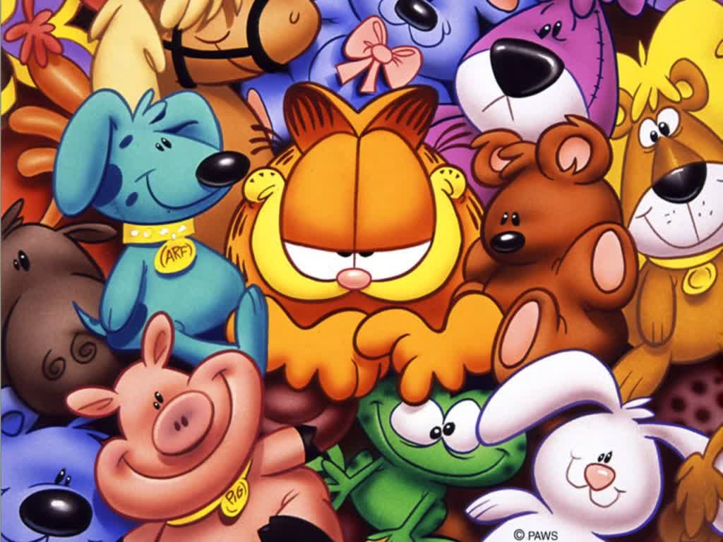 Wallpaper Kucing Garfield Imut