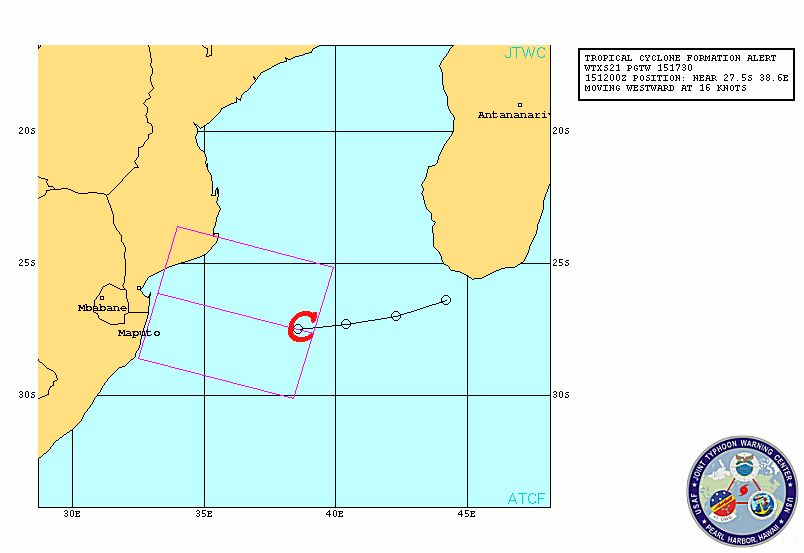 SA Weather and Disaster Observation Service: Tropical Cyclone Formation ...